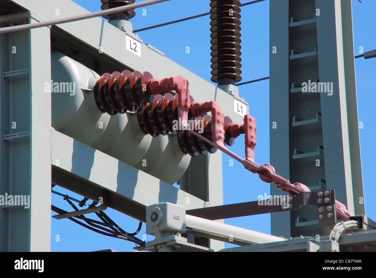 Isolator in a substation hi-res stock photography and images - Alamy