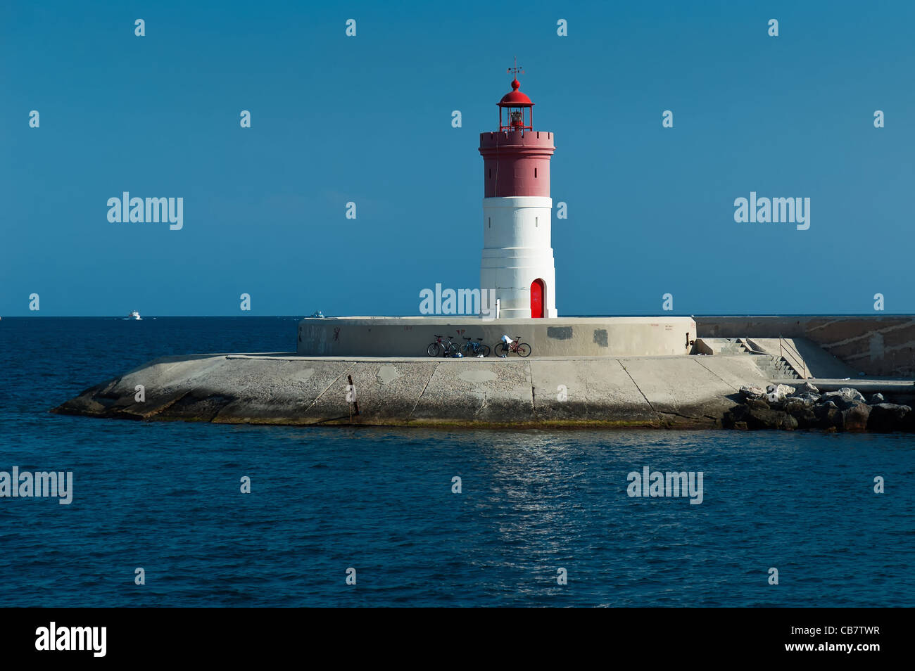 Port red light house hi-res stock photography and images - Alamy