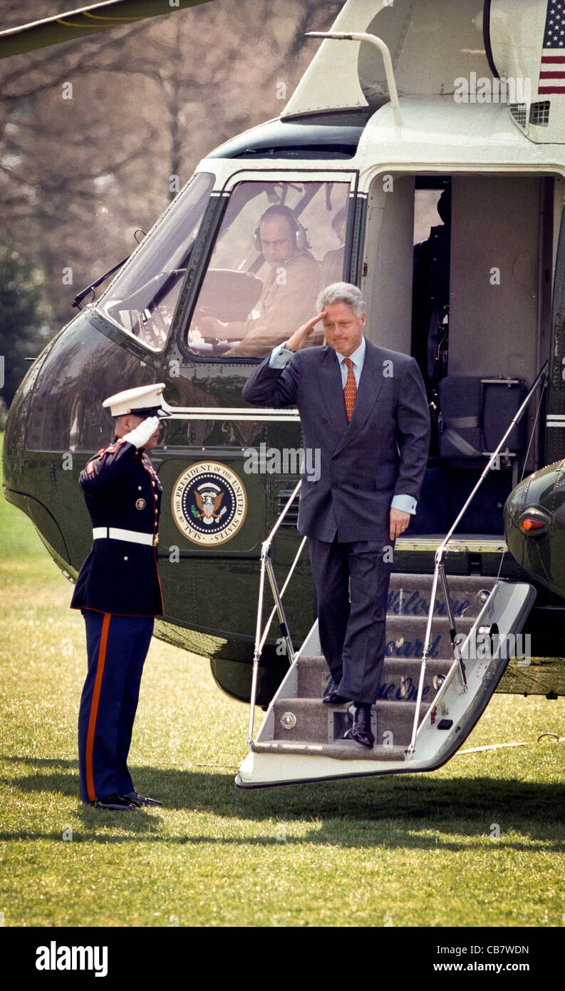 Bill clinton marine one hi-res stock photography and images - Alamy
