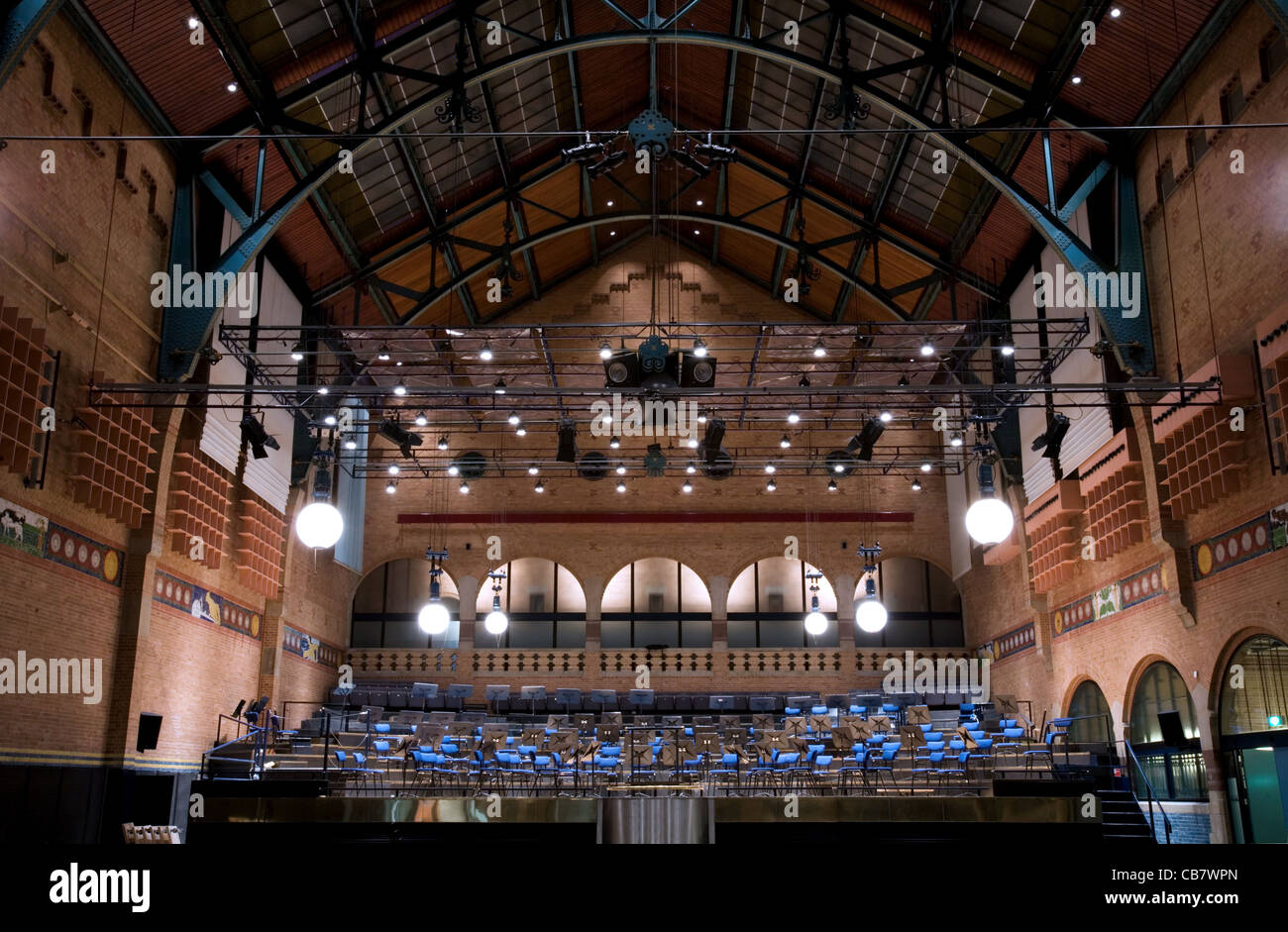 Beurs van Berlage concert hall, Amsterdam, The Netherlands Stock Photo ...