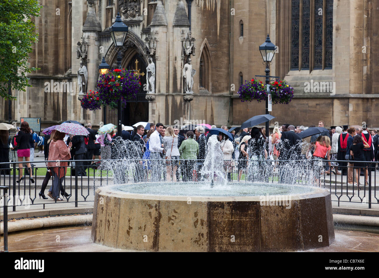 Graduate students mingle with parents and friends during the University ...