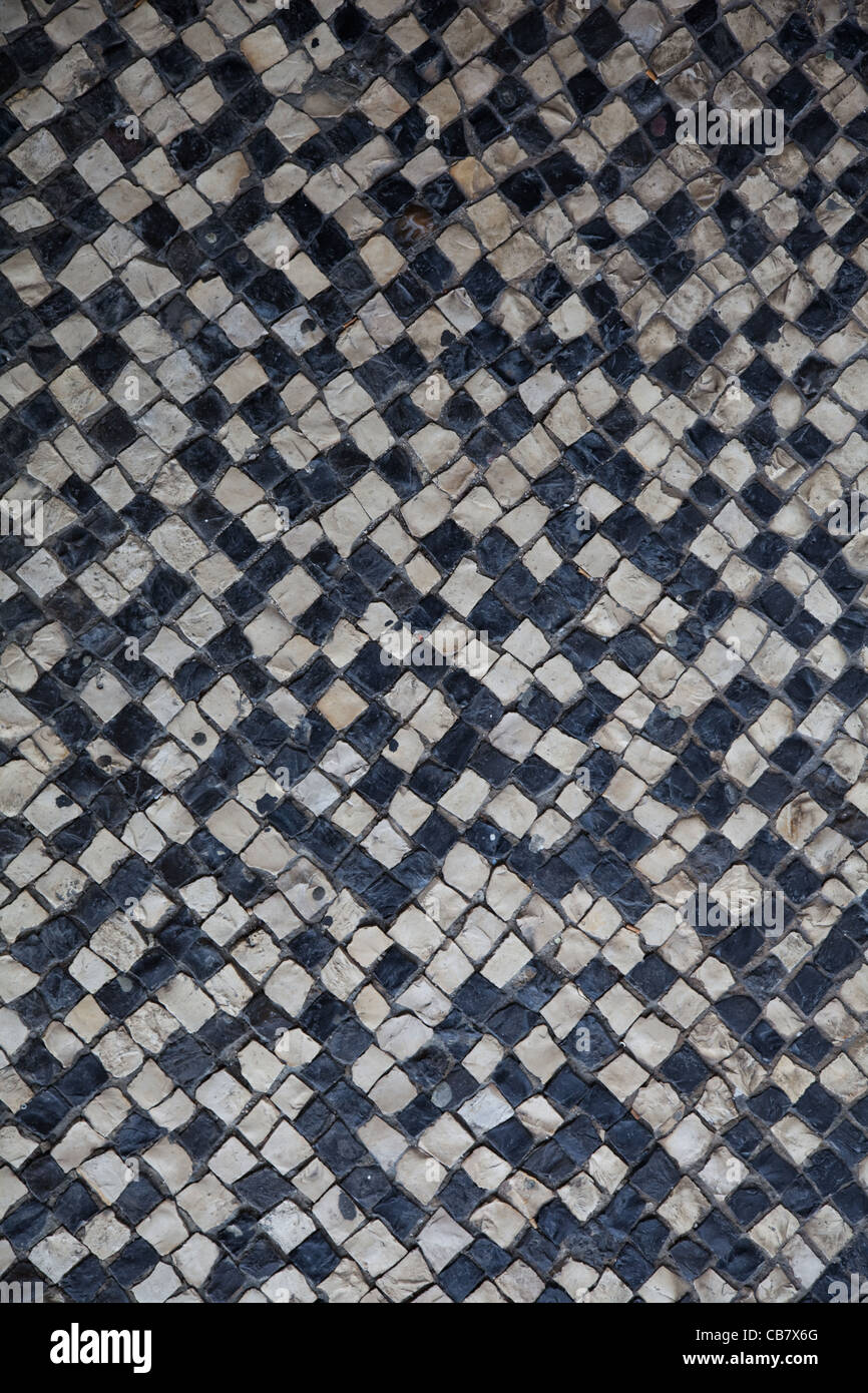 black and white pattern floor Stock Photo - Alamy