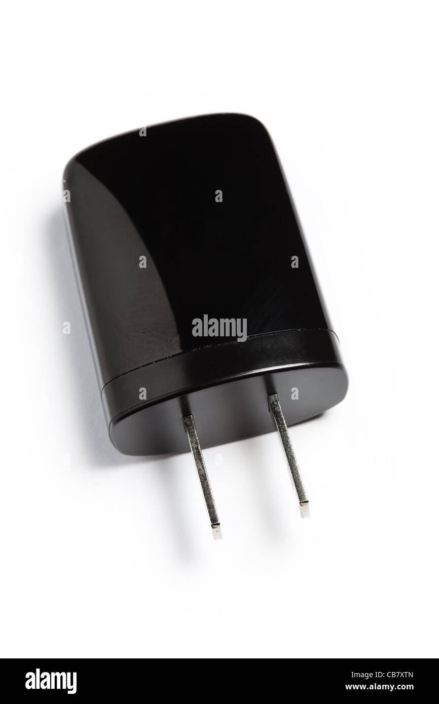 black Electric Plug close up Stock Photo - Alamy