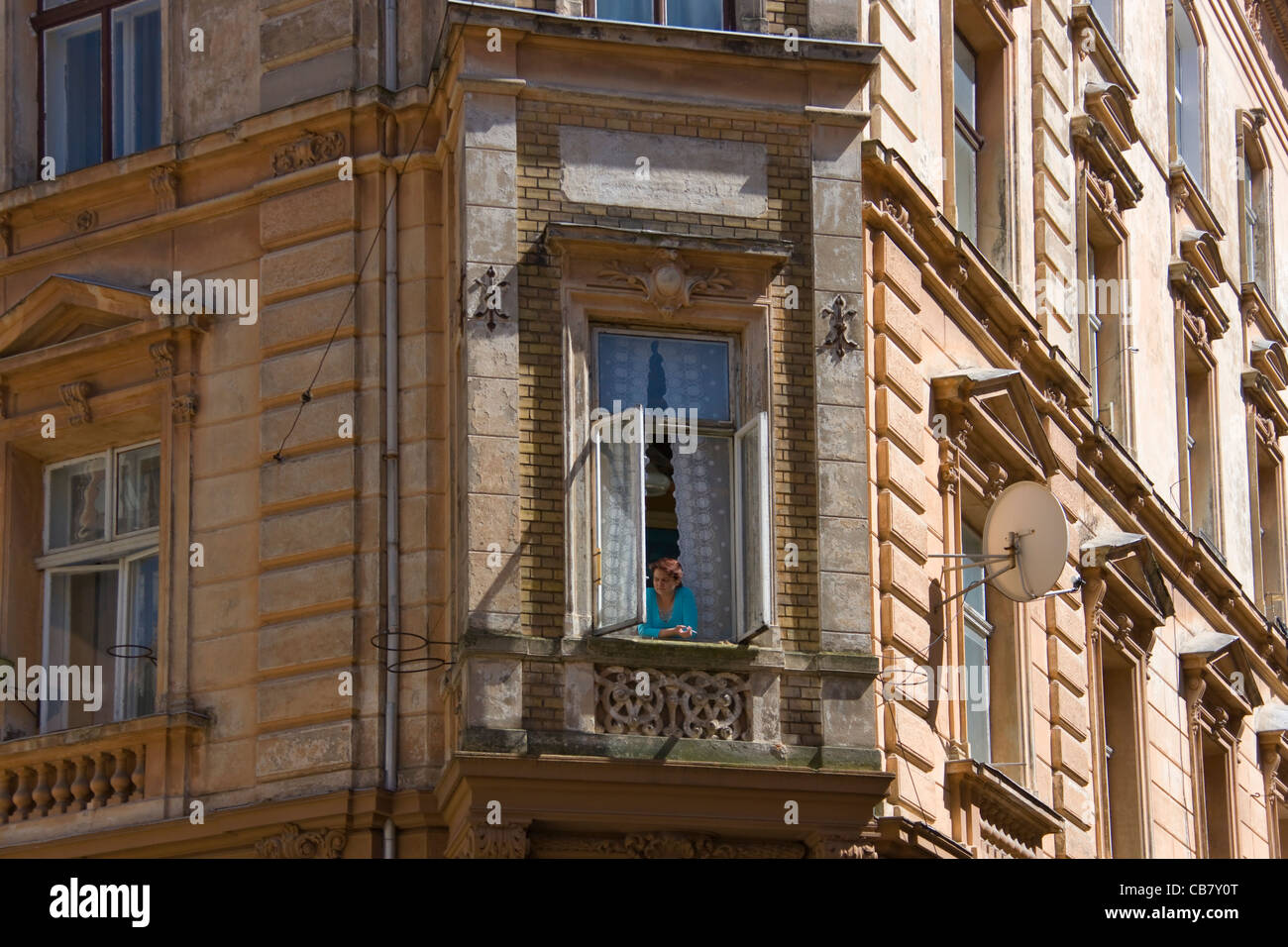 Traditional house, Lviv, Ukraine Stock Photo - Alamy