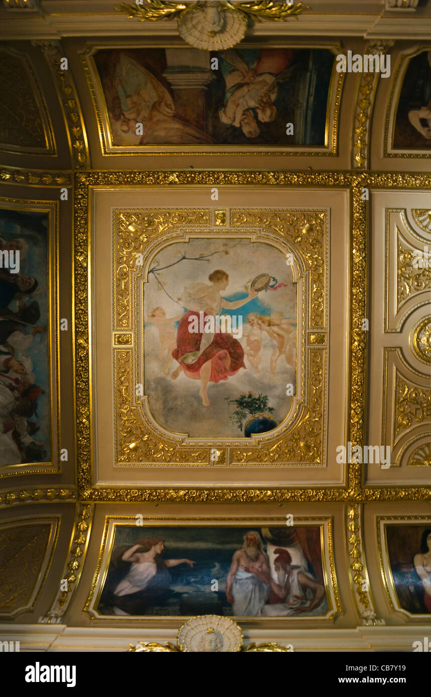 Inside the Opera House, Lviv, Ukraine Stock Photo - Alamy