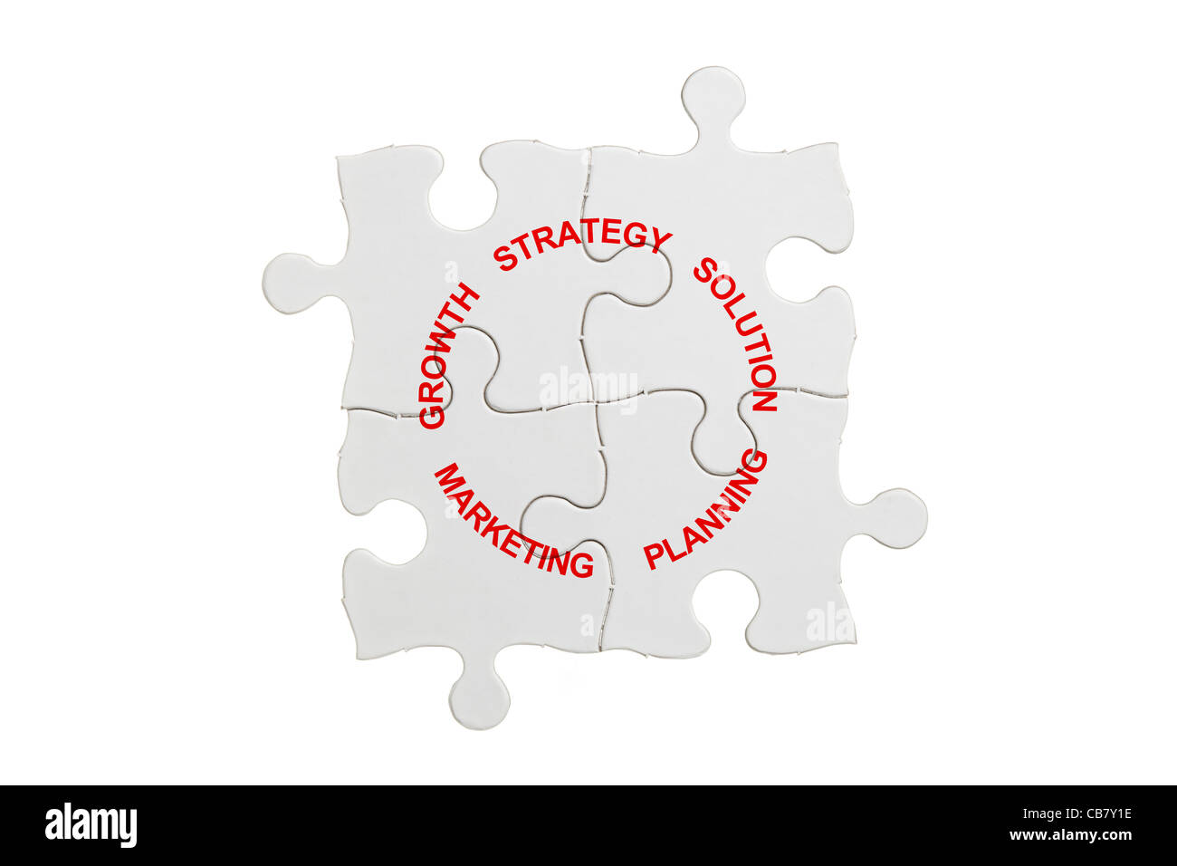 Puzzle, business concept marketing Strategy Stock Photo - Alamy