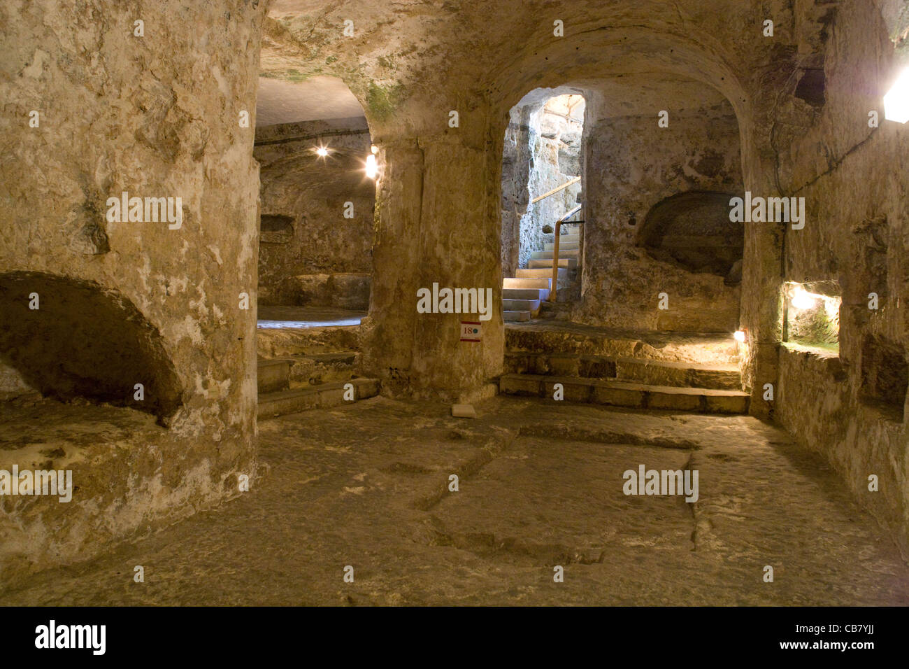Early christian catacombs hi-res stock photography and images - Alamy