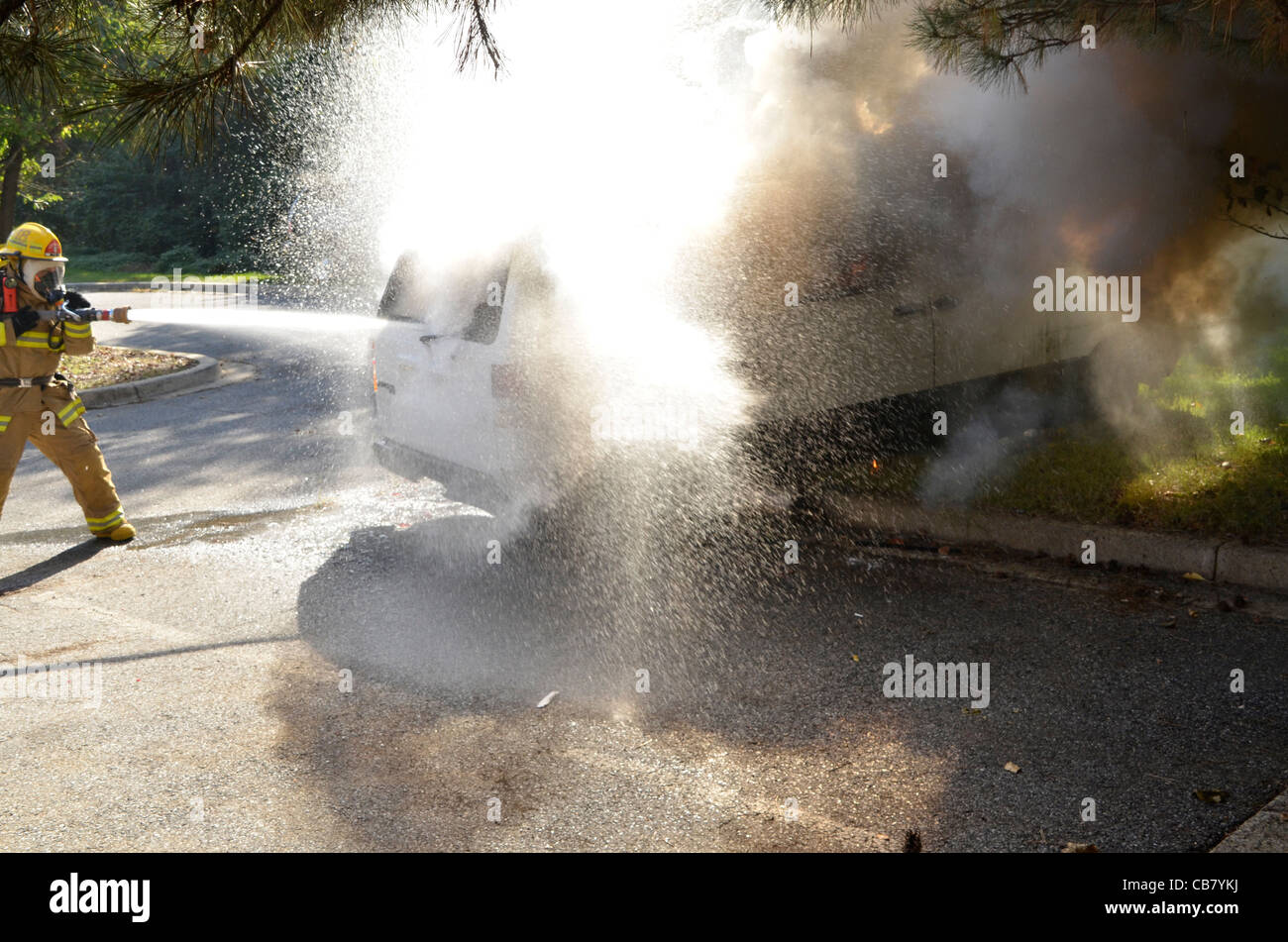 Auto fire fighting hi-res stock photography and images - Alamy