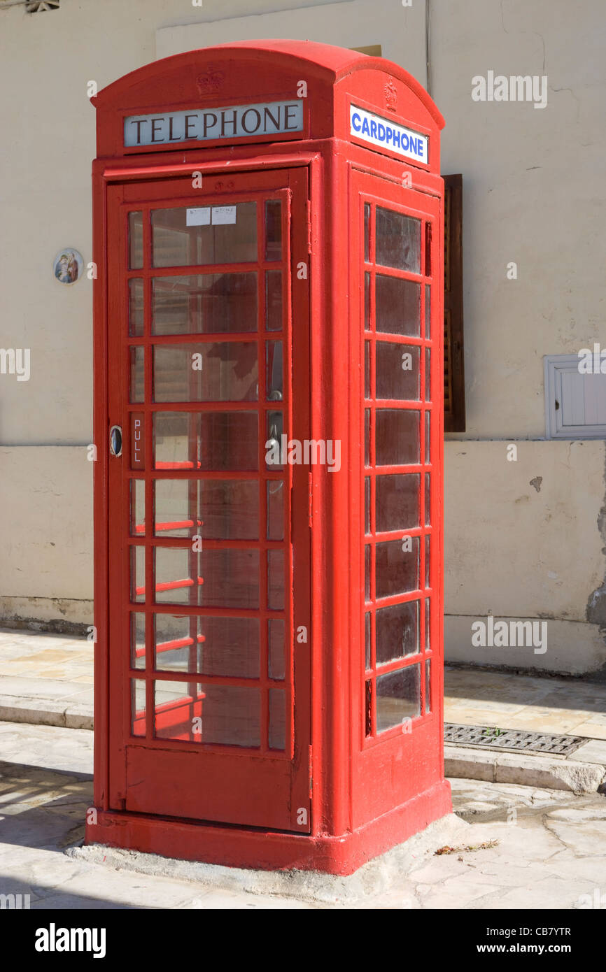 Valletta british telephone box hi-res stock photography and images - Alamy