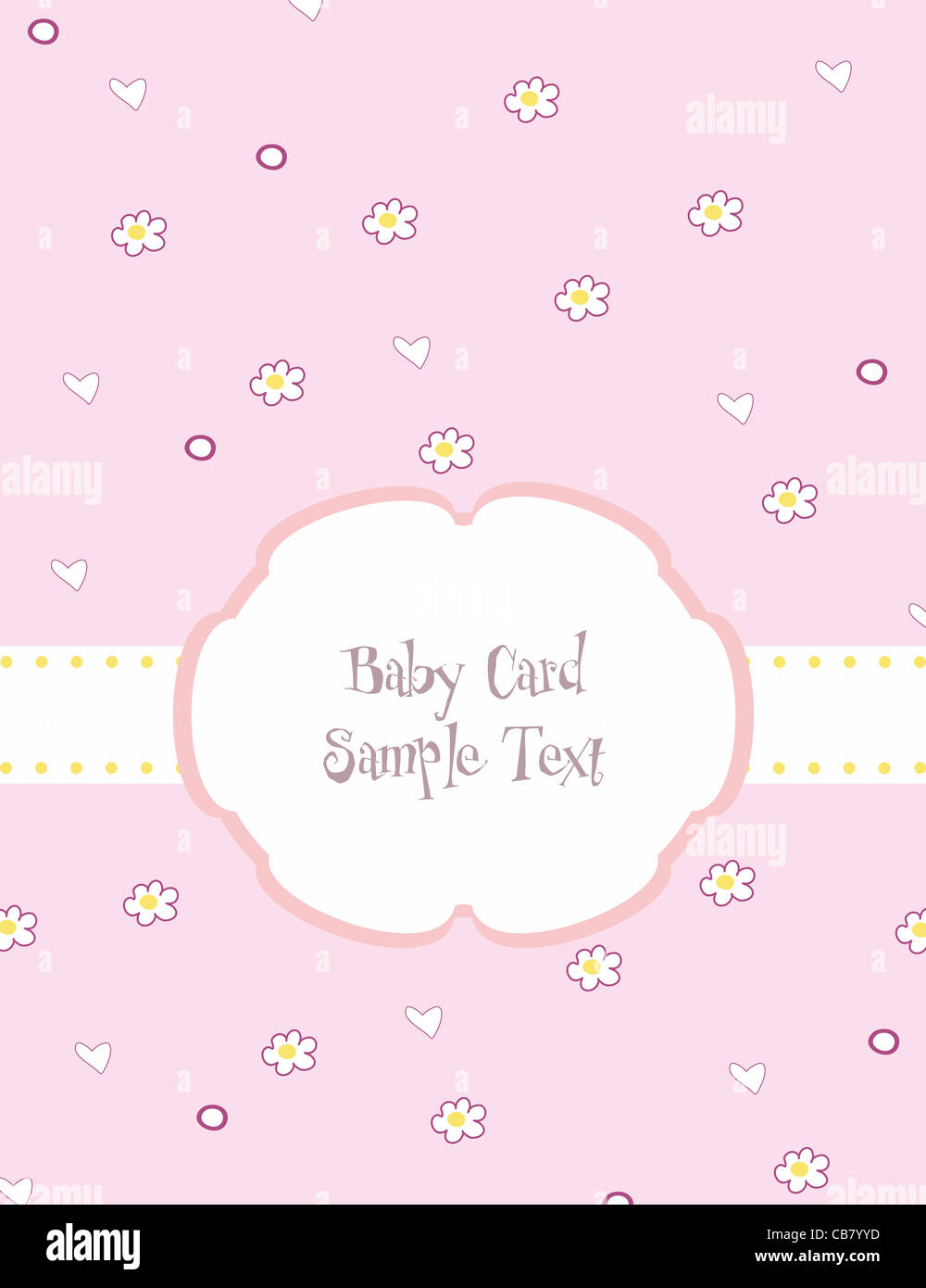 Template frame design for greeting card. Vector Stock Photo - Alamy