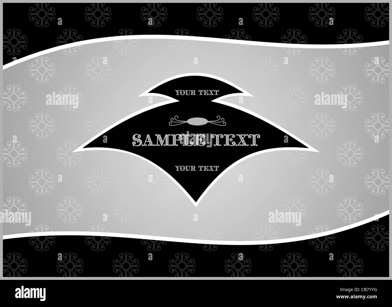 Vintage golden frame luxury Black and White Stock Photos & Images - Alamy