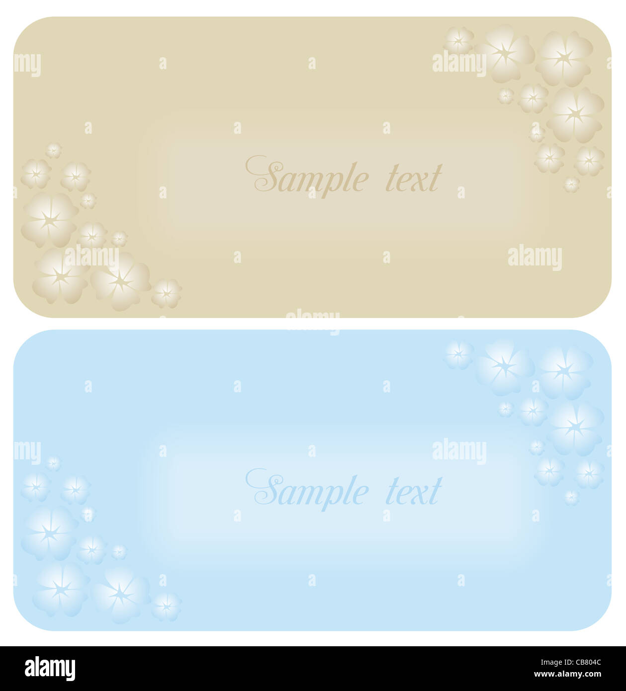 Pink floral invitation card Cut Out Stock Images & Pictures - Alamy