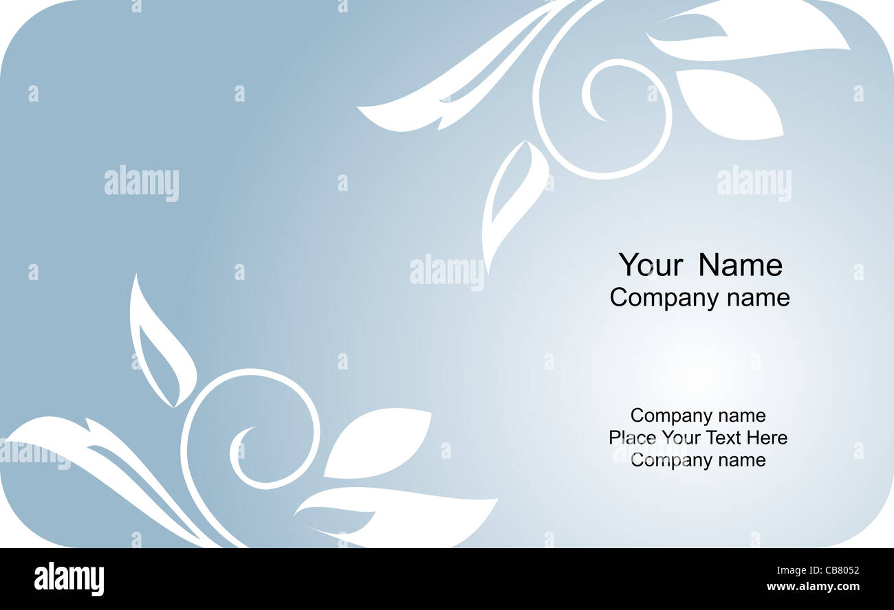 Illustration of template card company label with name. Vector Stock ...