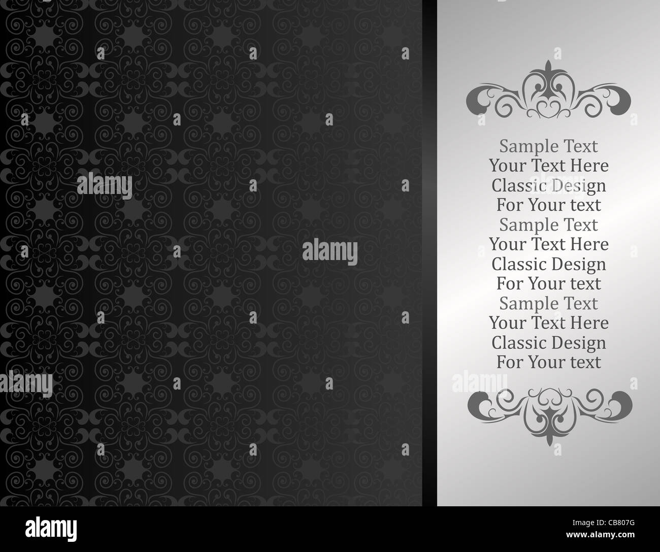 Illustration luxury background card for design - vector Stock Photo - Alamy