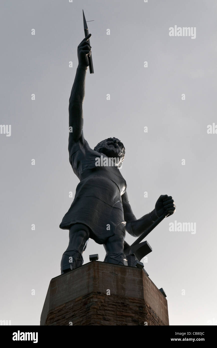 Alabama, Birmingham, Vulcan Park, Vulcan Statue, 56 feet high on 124 ...