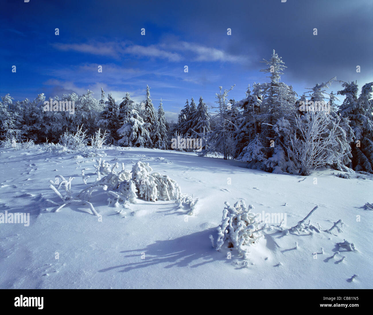 Beskydy, Mountains, Protected Landscape Area, Snow Stock Photo - Alamy