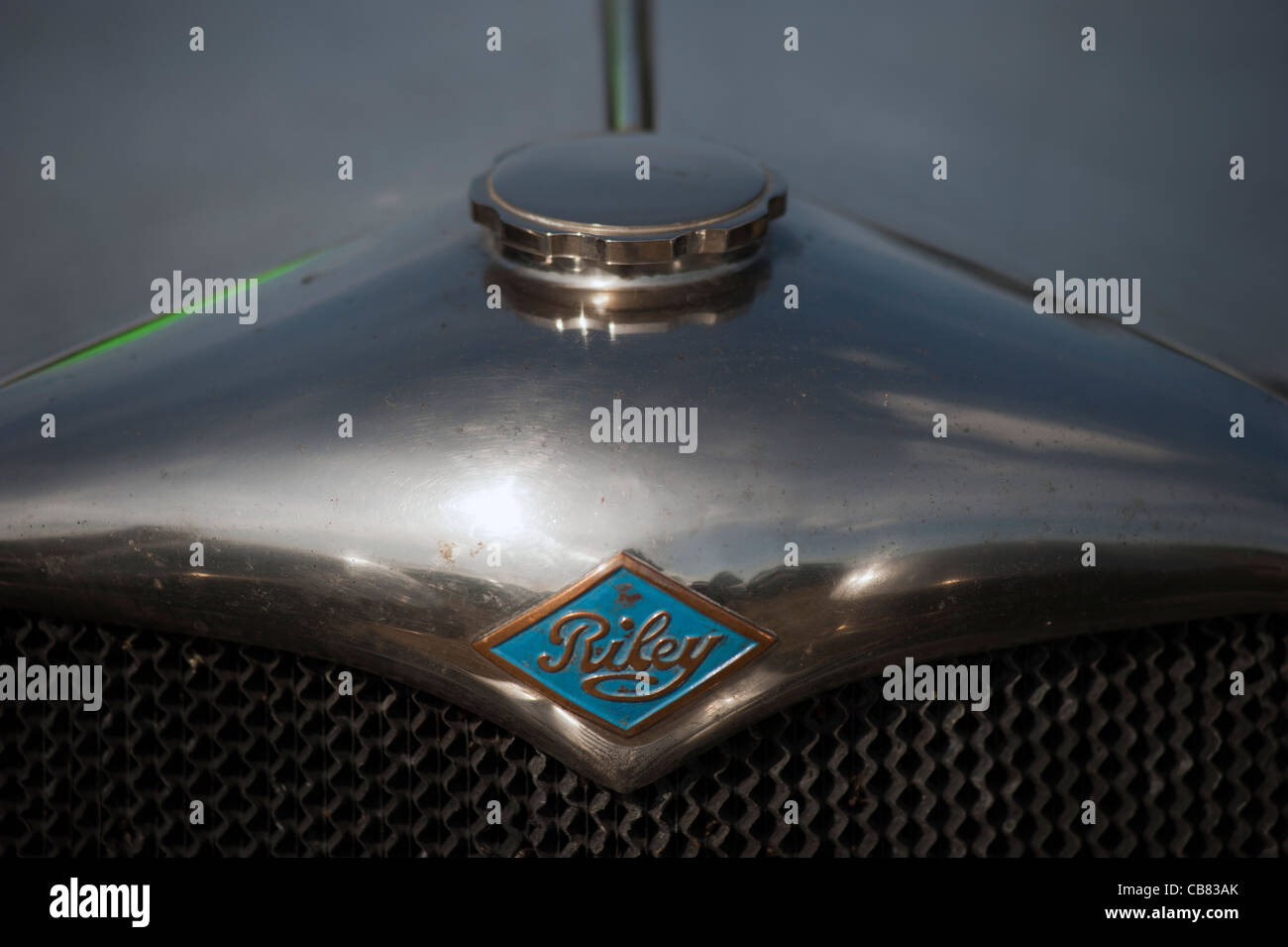 vintage riley radiator Stock Photo - Alamy