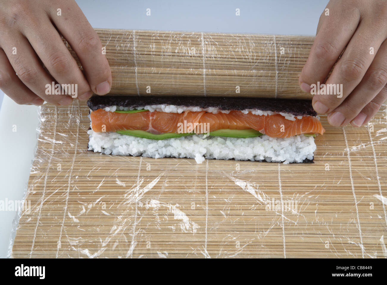 Rolling sushi hi-res stock photography and images - Alamy