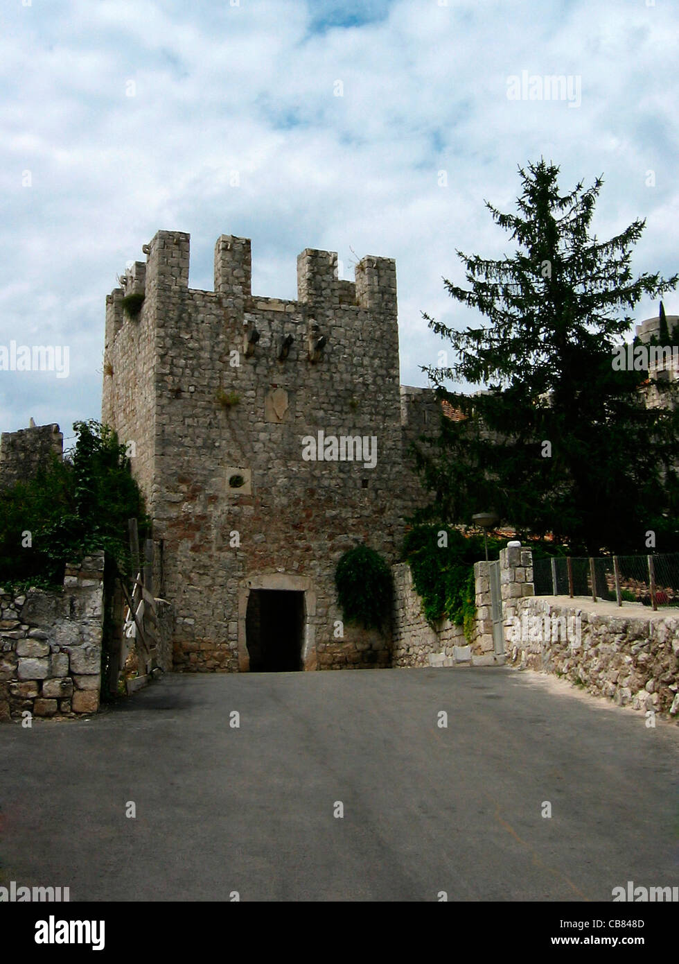 Hvar, island, wall, castle, bulwark, stronghold, fortress Spanjola ...