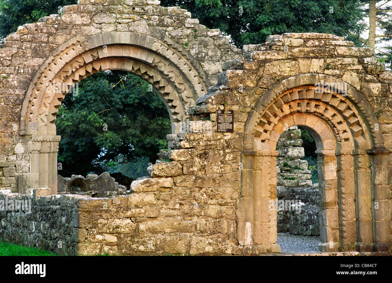 Christian monastic site of Clonmacnoise, Co. Offaly, Ireland. The Nuns ...
