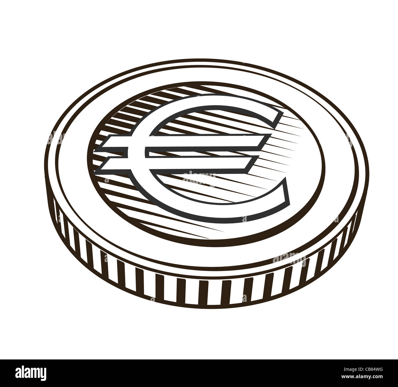 Euro symbol vector illustration Stock Photo - Alamy