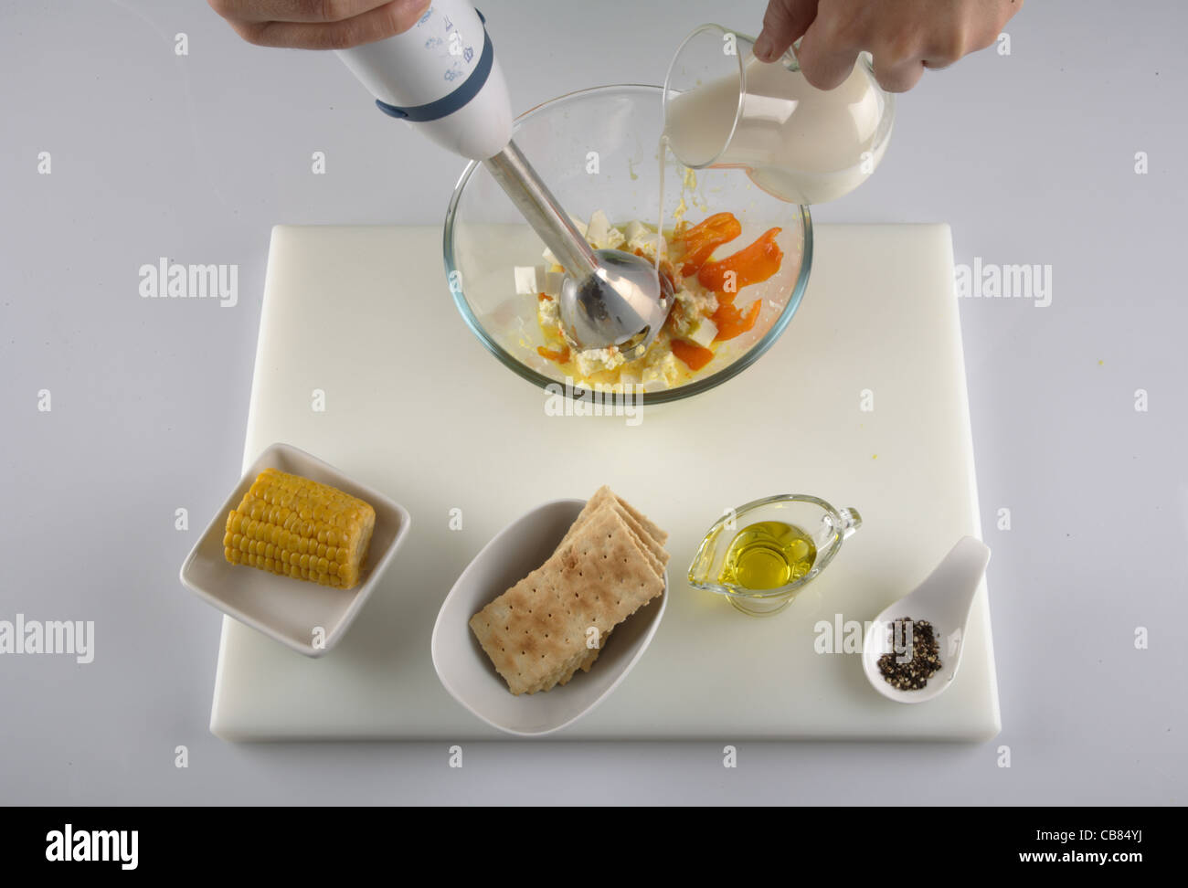 Adding milk hi-res stock photography and images - Alamy