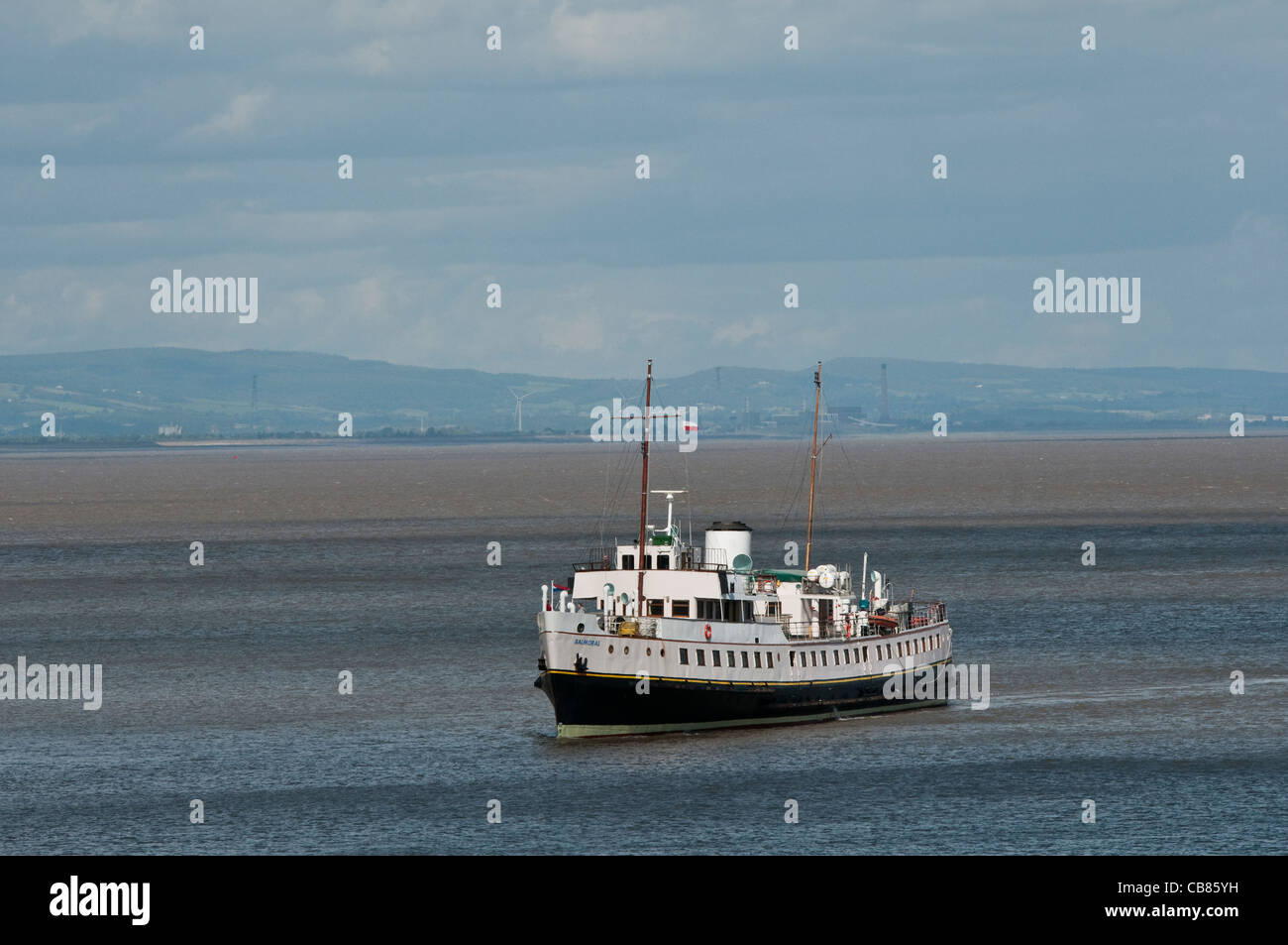 MV Balmoral Coming into Penarth on the Bristol Channel in south Wales ...