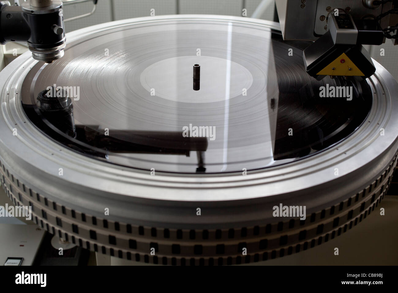 Production of vinyl records at GZ Digital Media a.s. production ...