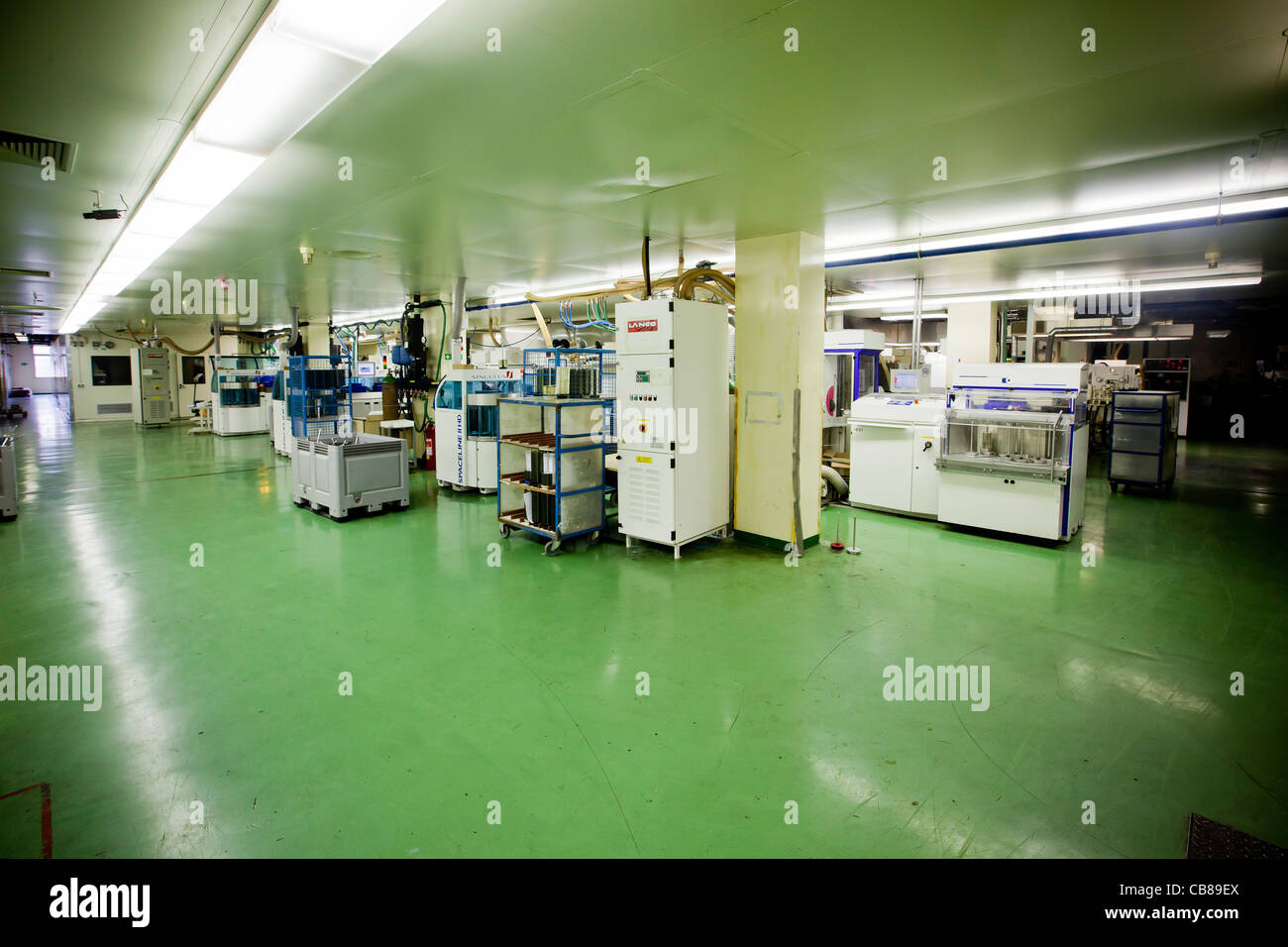 Production of CDs and DVDs at GZ Digital Media a.s. production facility ...