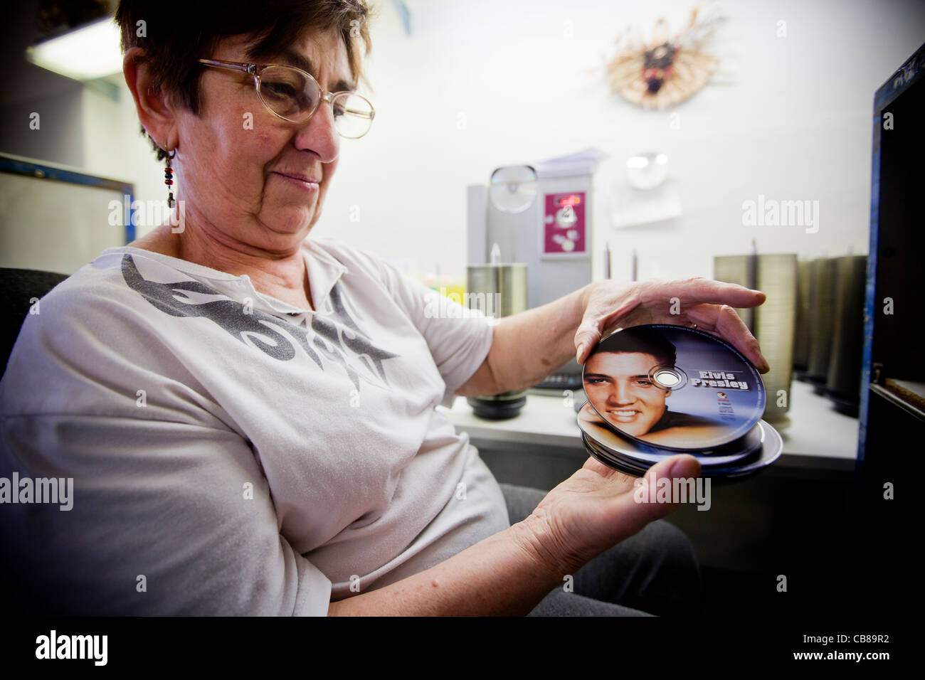 Production of CDs and DVDs at GZ Digital Media a.s. production facility ...