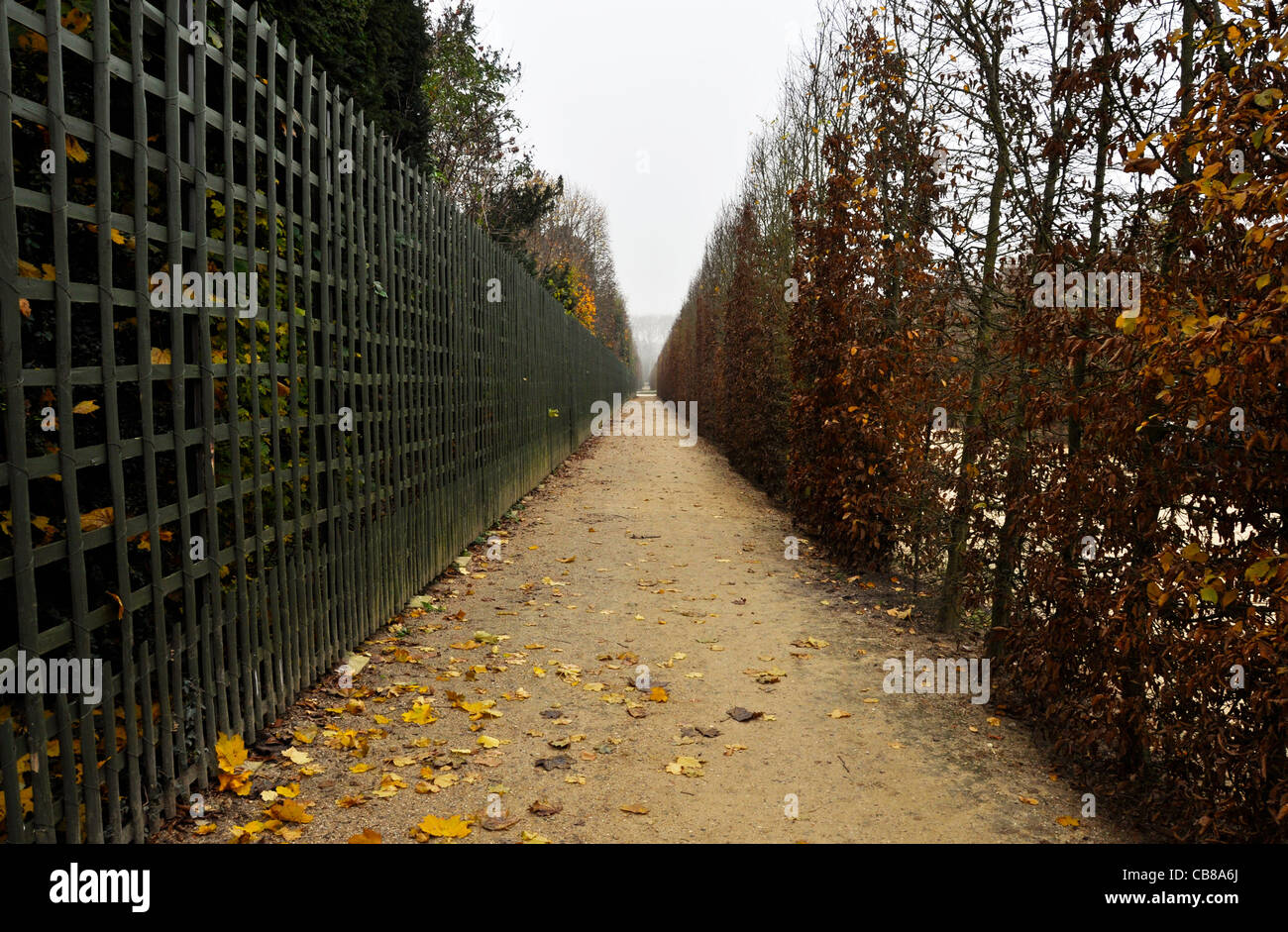 Straight footpath hi-res stock photography and images - Alamy