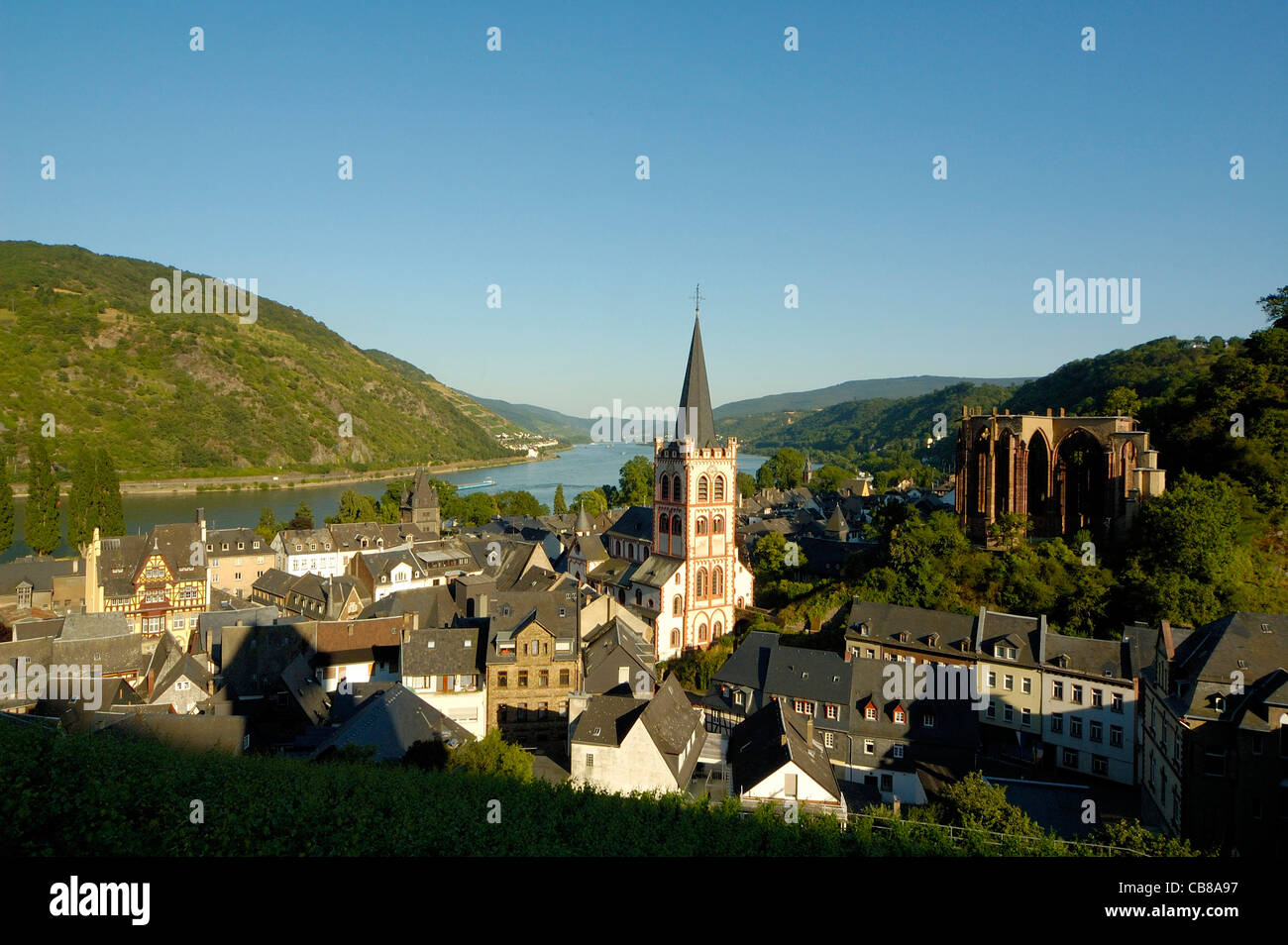 Bacharach am Rhein, Kirche St. Peter, Kunibertkapelle, Wernerkapelle ...