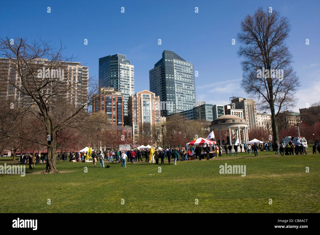 Boson Common public park in the city center Stock Photo - Alamy