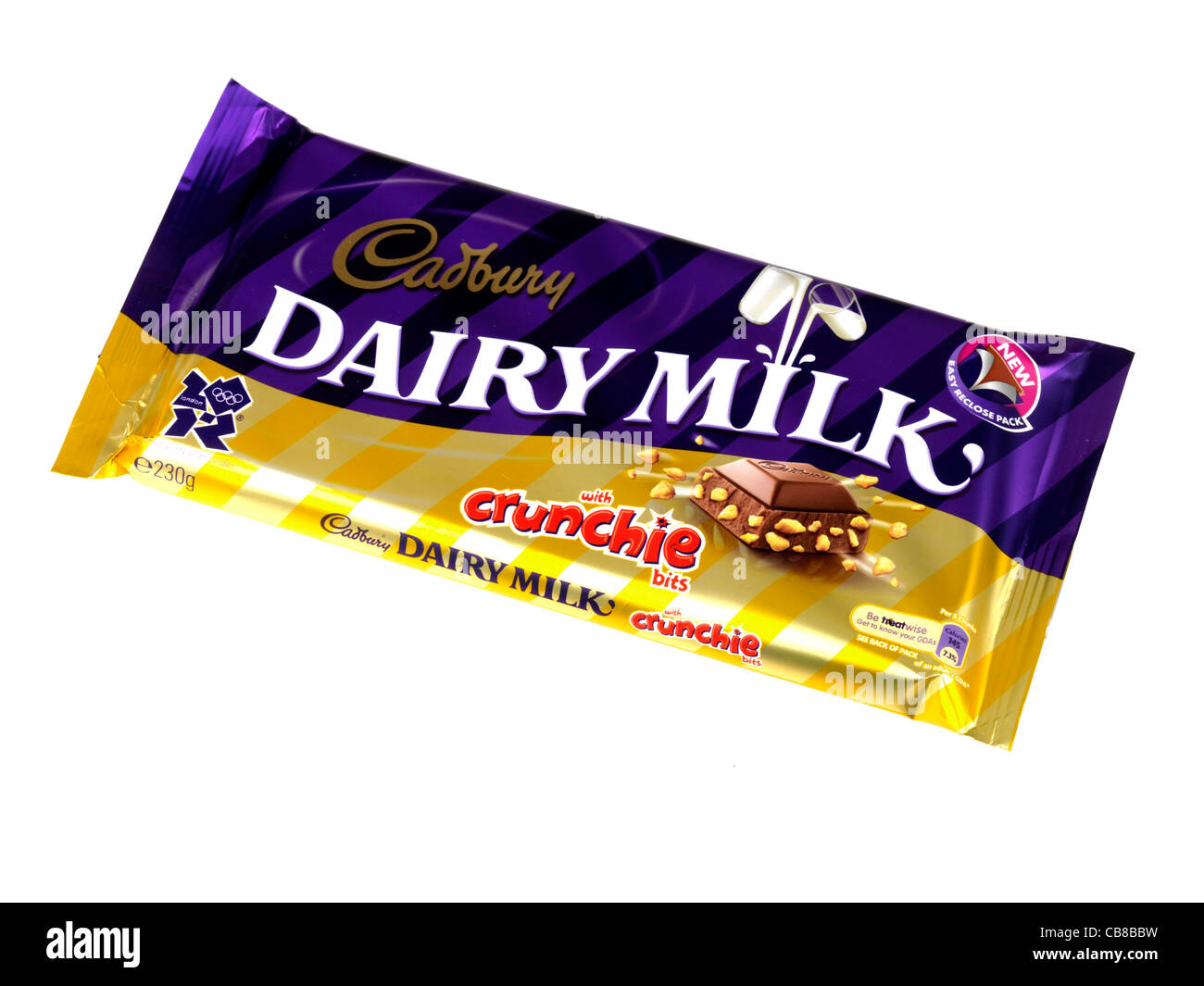Cadbury Dairy Milk Crunchie Chocolate Bar Stock Photo - Alamy