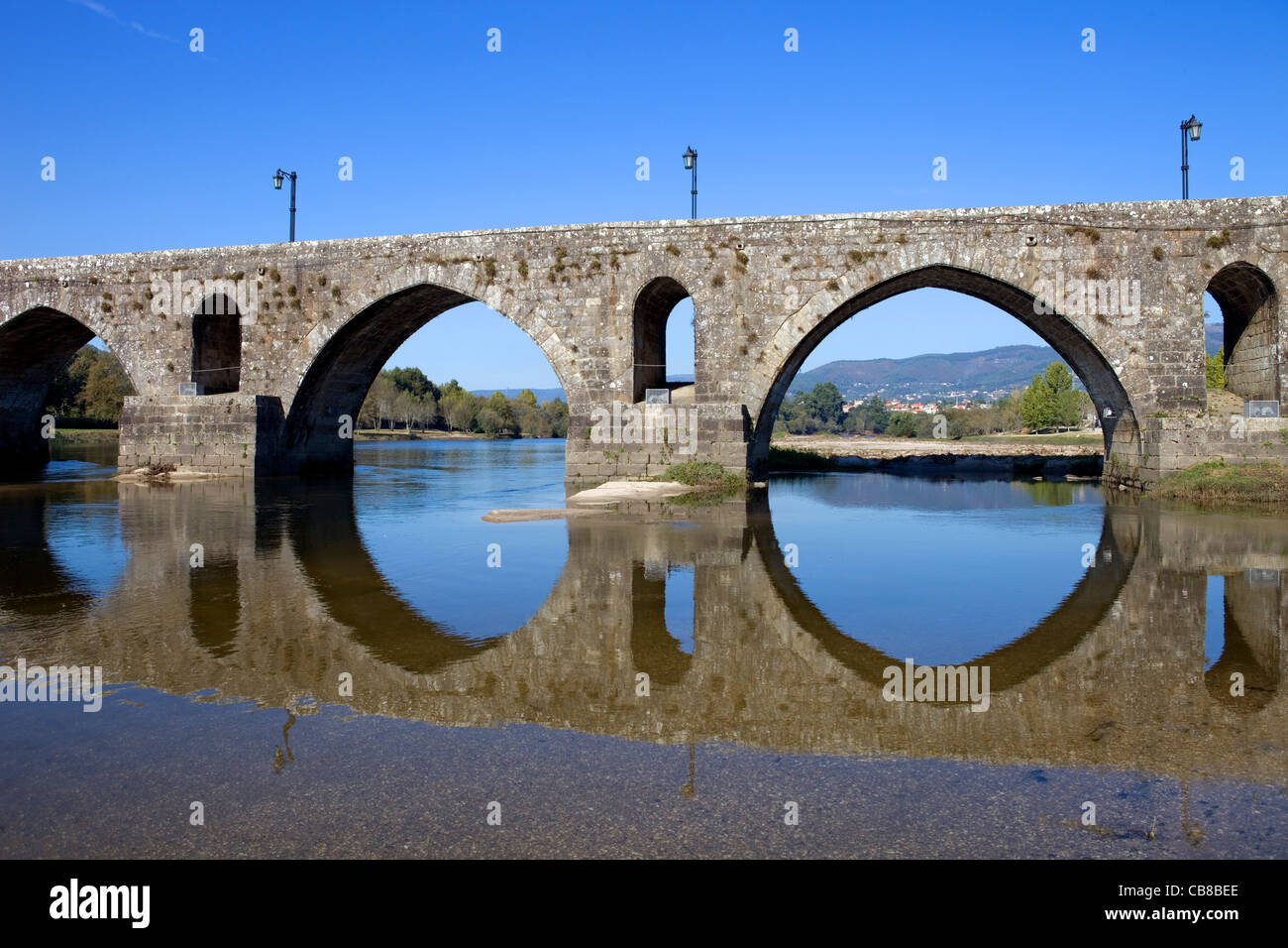 roman bridge of Ponte de Lima in Portugal Stock Photo - Alamy