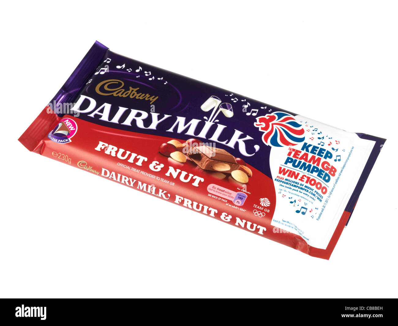 Cadburys fruit and nut Cut Out Stock Images & Pictures - Alamy