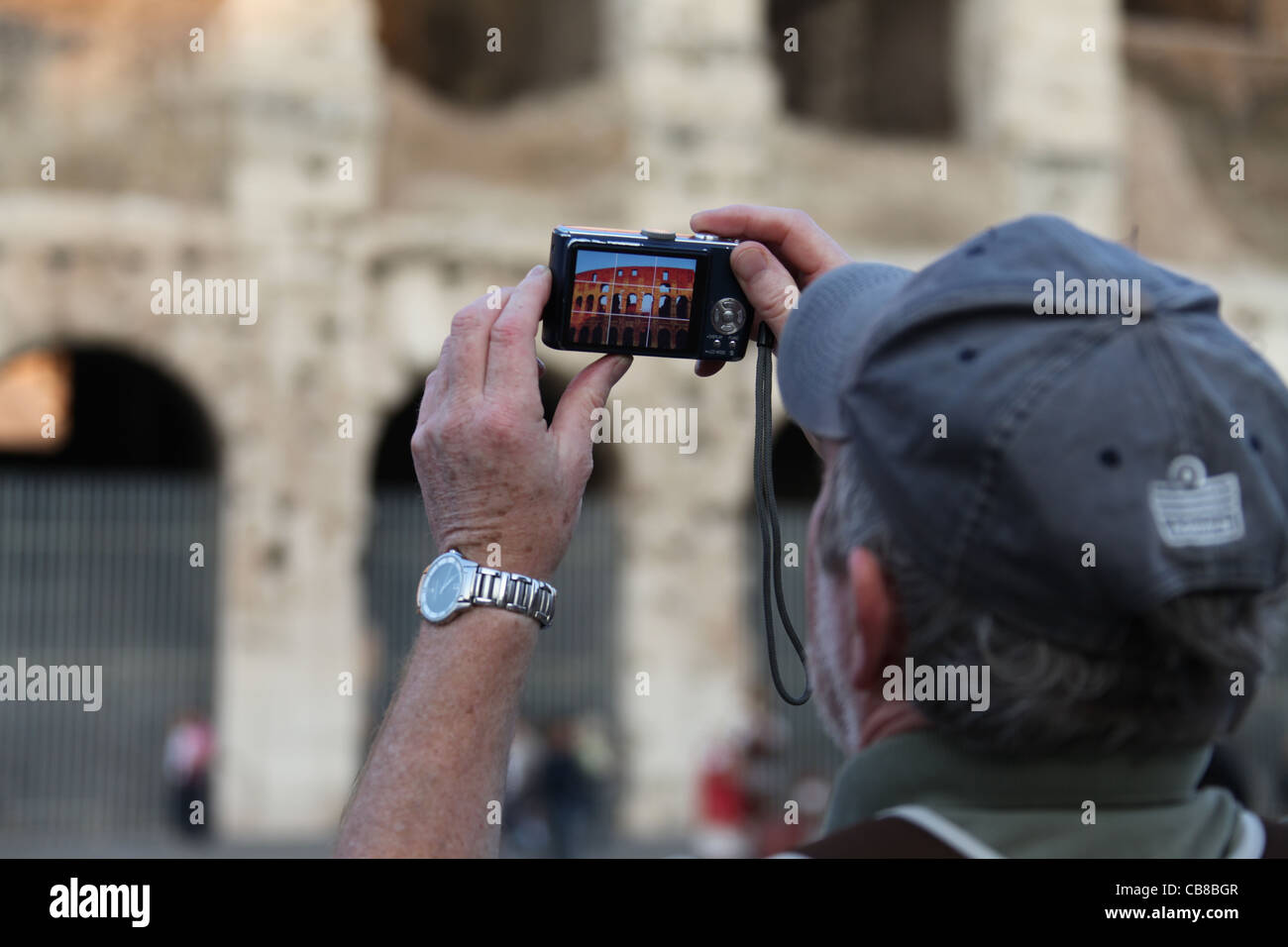 Camera Image of Colosseum in Rome Stock Photo - Alamy