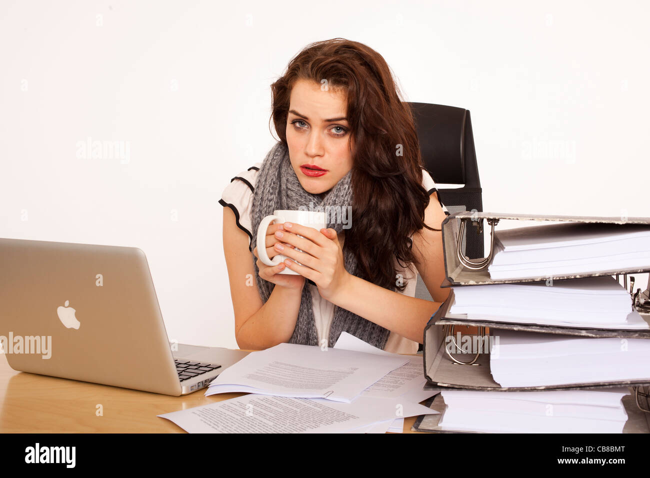 A beautiful young woman, lady, girl, secretary, personal assistant ...