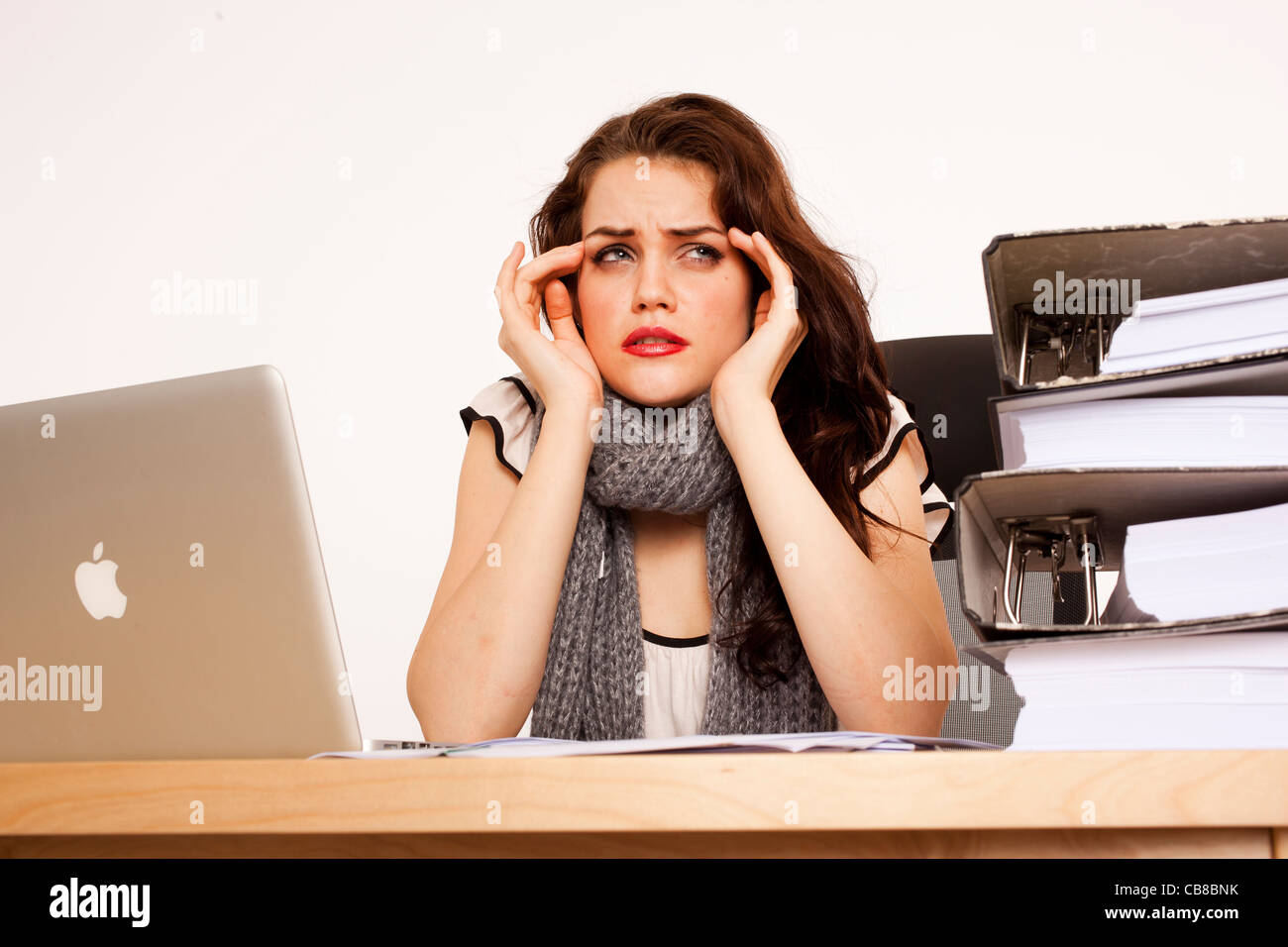 A beautiful young woman, lady, girl, secretary, personal assistant ...