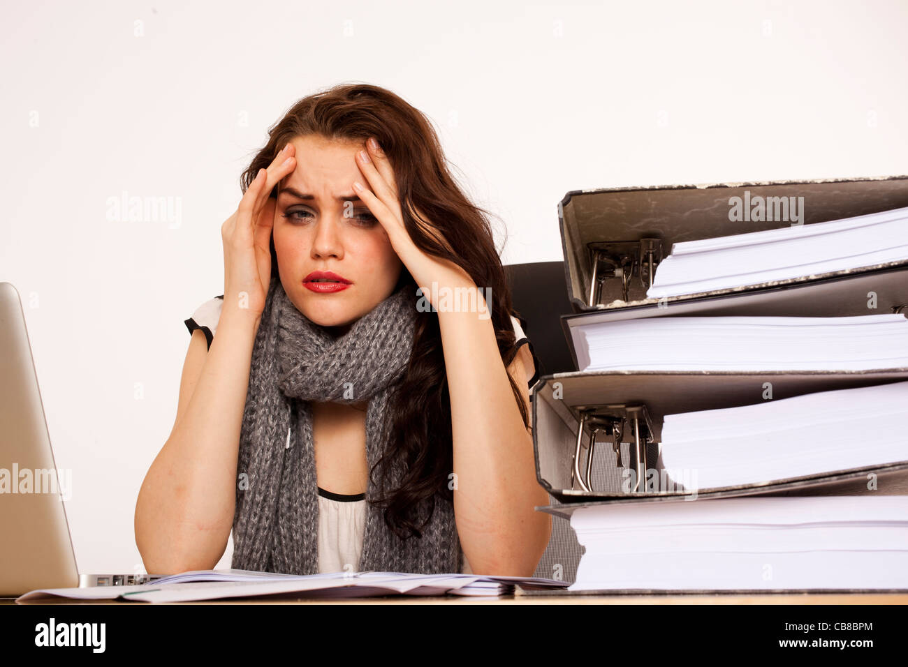 A beautiful young woman, lady, girl, secretary, personal assistant ...