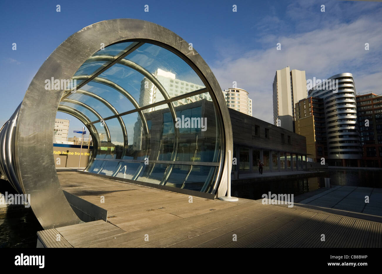 the Helix bridge at Paddington Basin London UK Stock Photo - Alamy