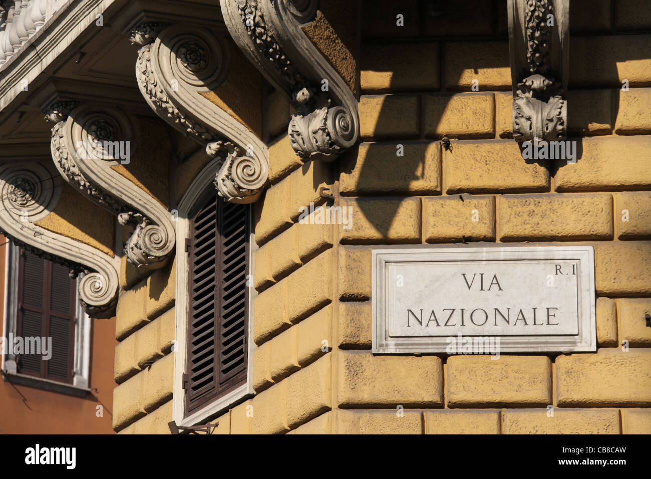 Road Sign Rome High Resolution Stock Photography and Images - Alamy