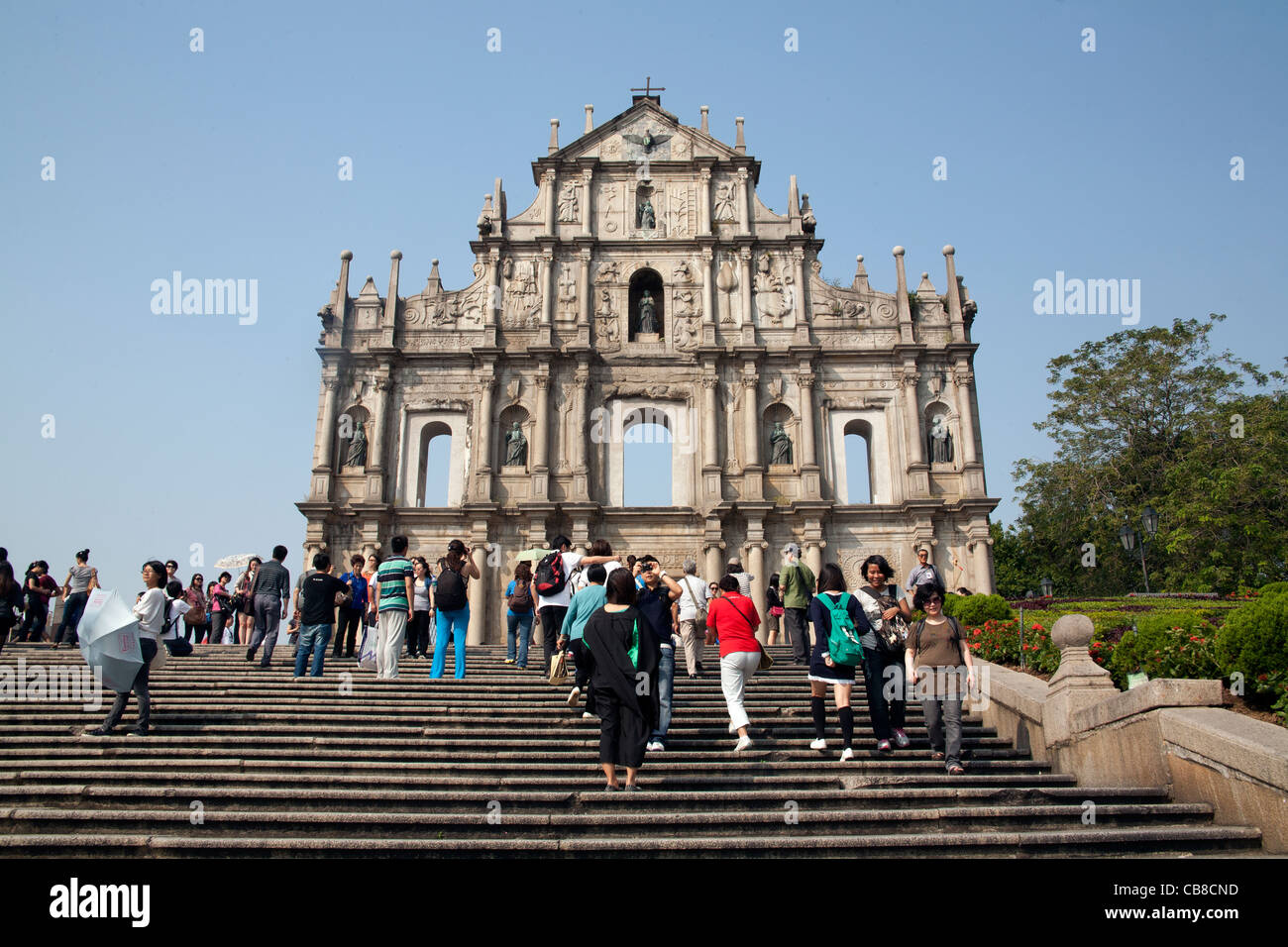 Ruins of St Paul's church Macau Stock Photo - Alamy