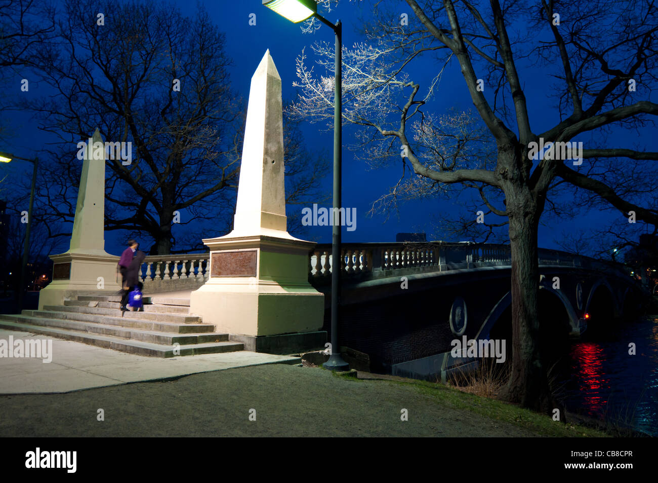 Cambridge boston bridge hi-res stock photography and images - Alamy