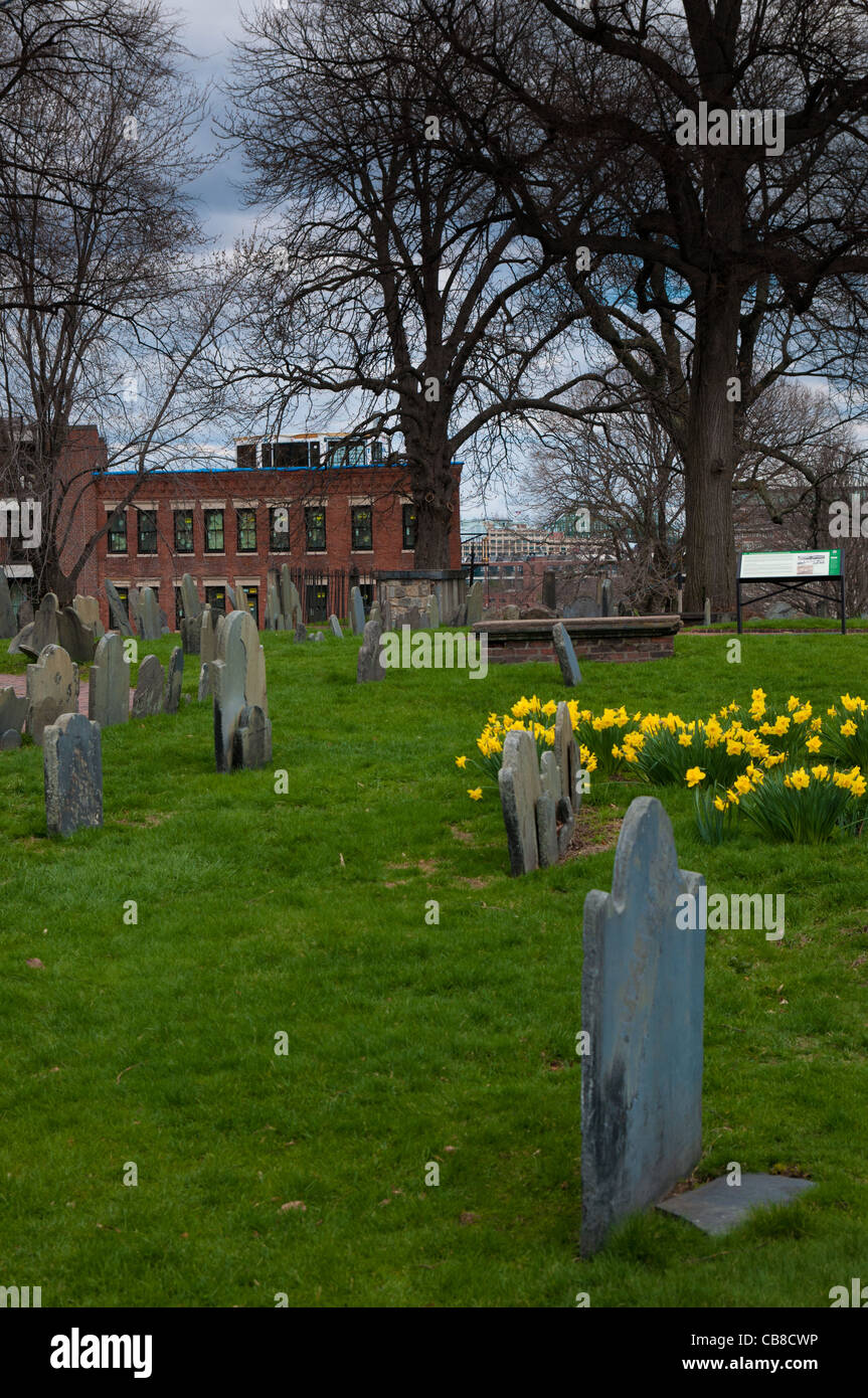 Boston copps hill hi-res stock photography and images - Alamy