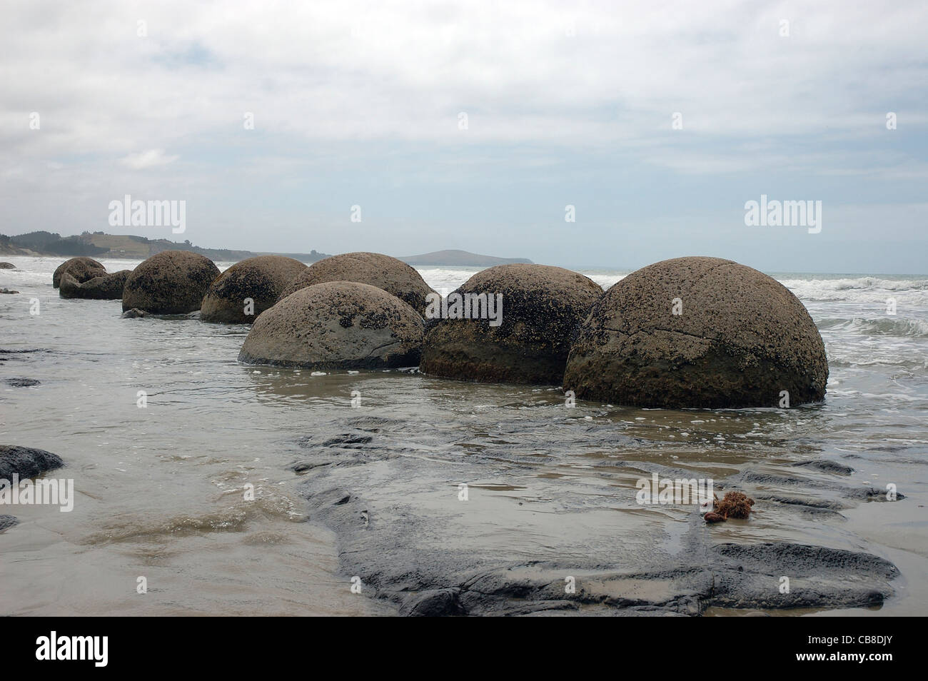 Moeraki Boulders, Moeraki Beach, East Coast, Ortago, South Island, New ...