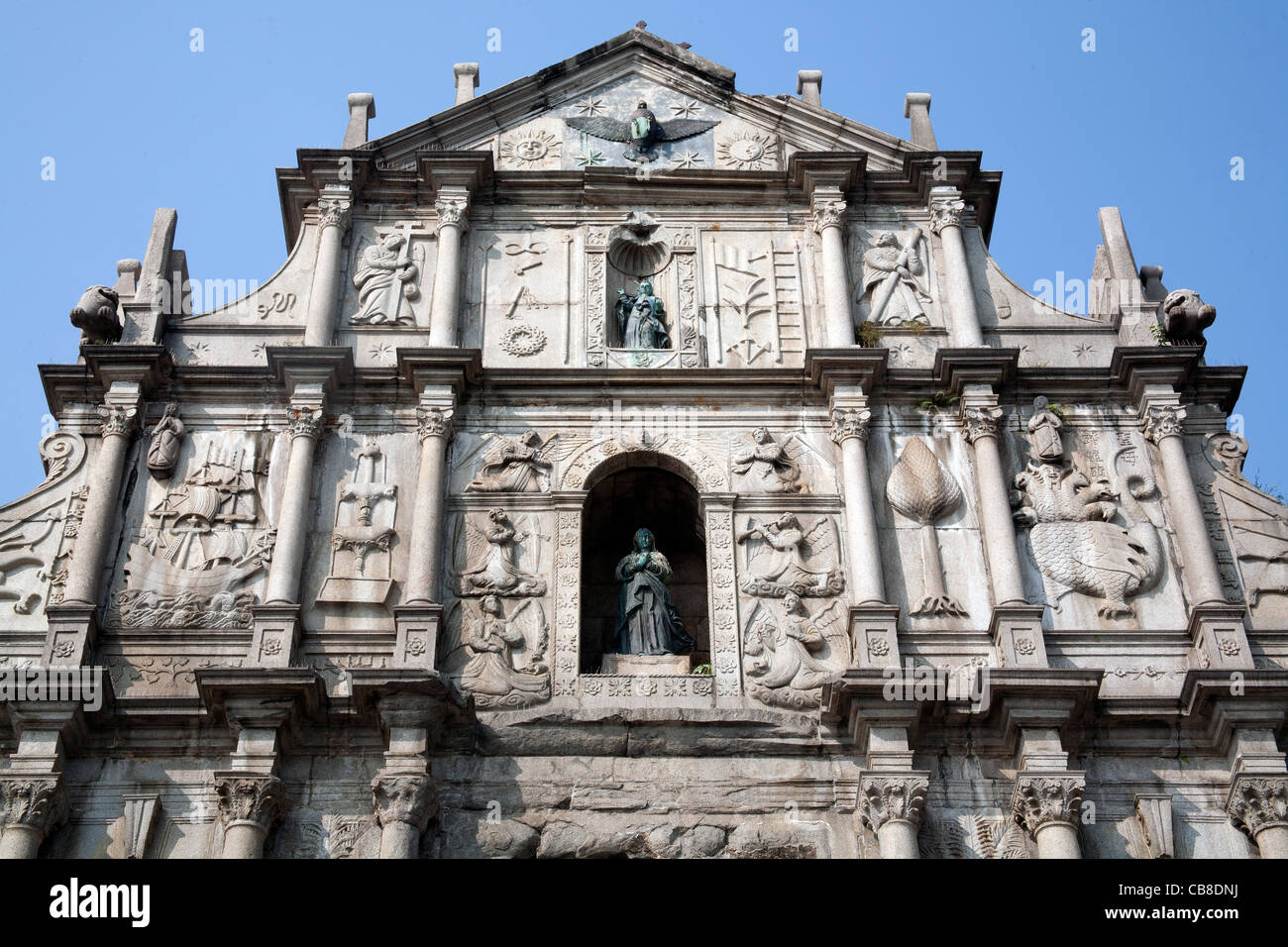 Ruins of St Paul's church Macau Stock Photo - Alamy