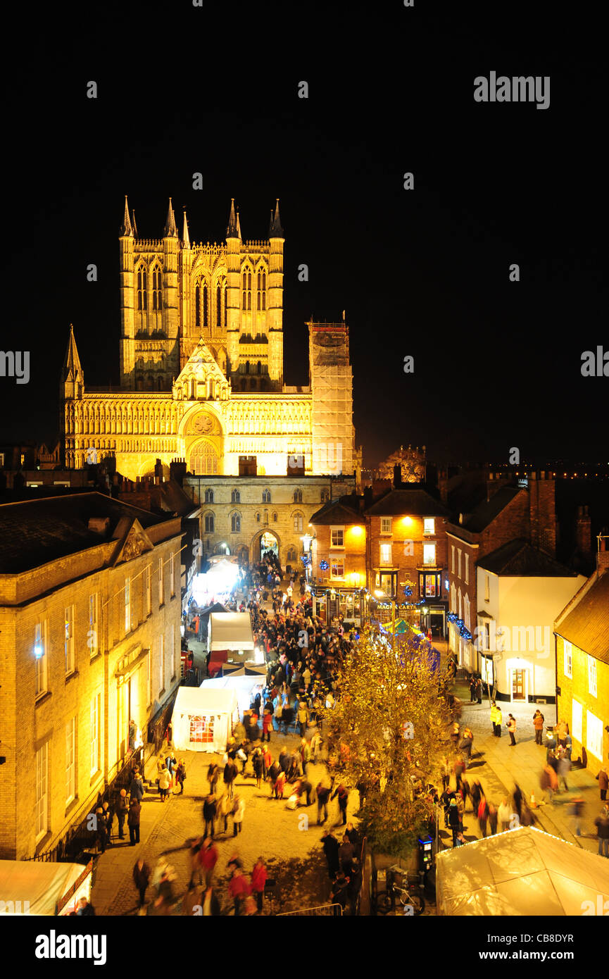Lincoln christmas market hi-res stock photography and images - Alamy