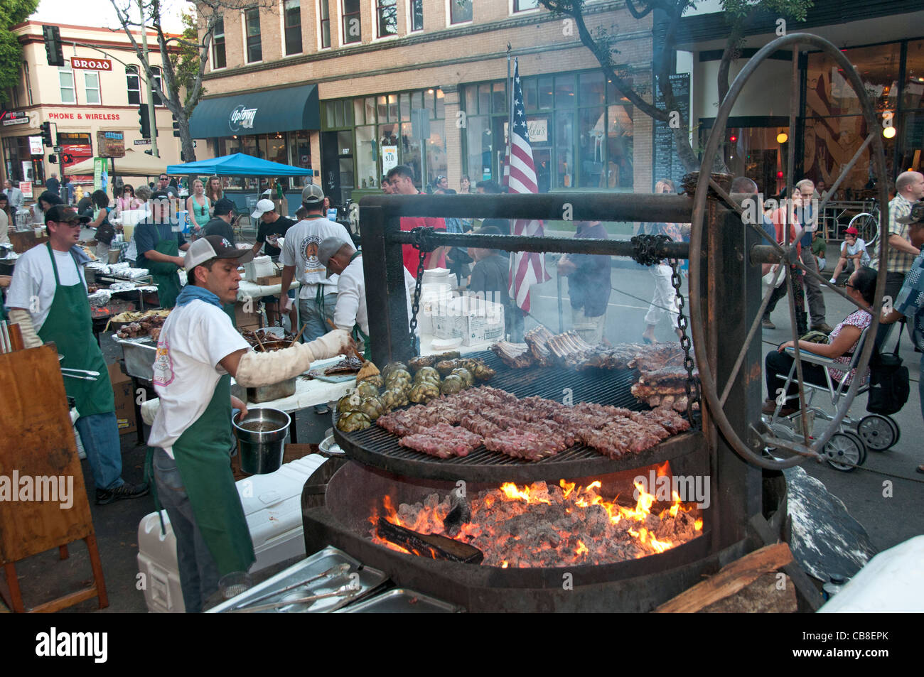 San Louis Obispo California United States City Barbecue San Louis ...