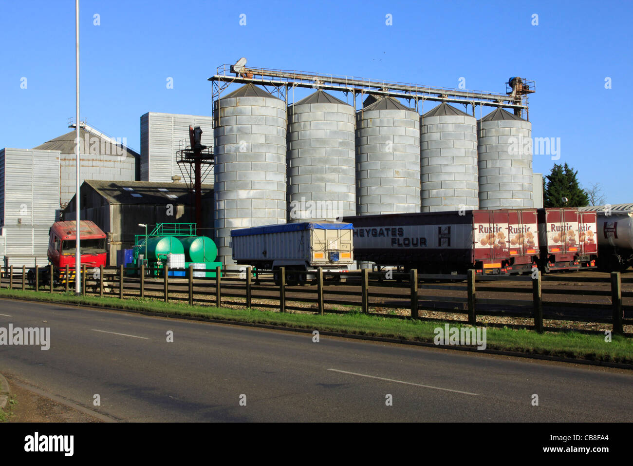 Heygates Flour Mills Downham Market, Norfolk Stock Photo - Alamy